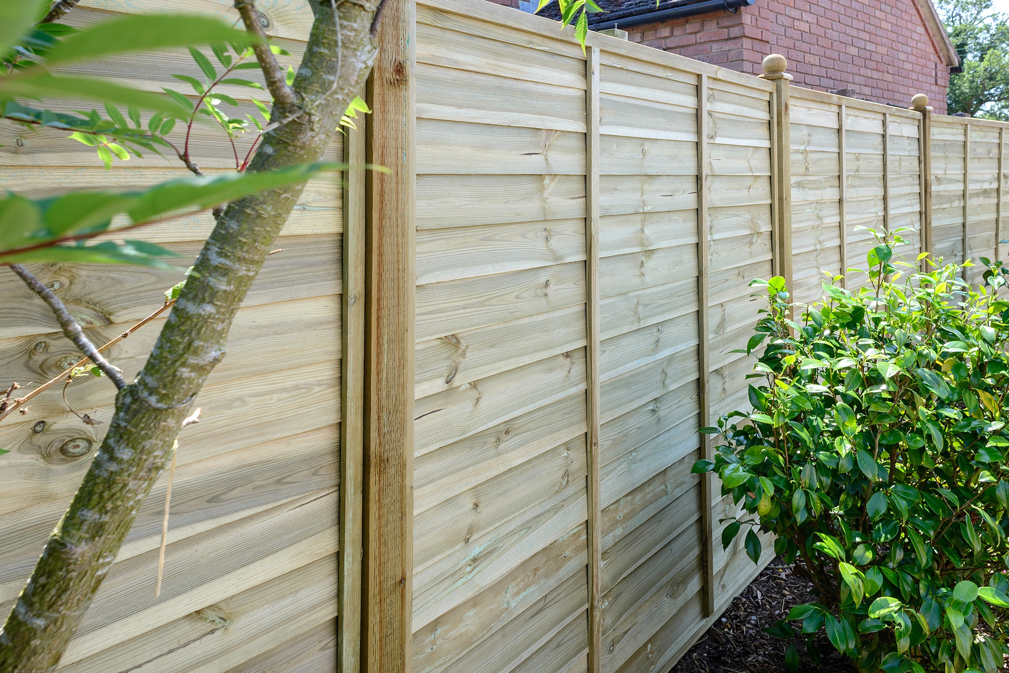 6ft Fence Panels Cambridge | Supplied by Madingley Mulch